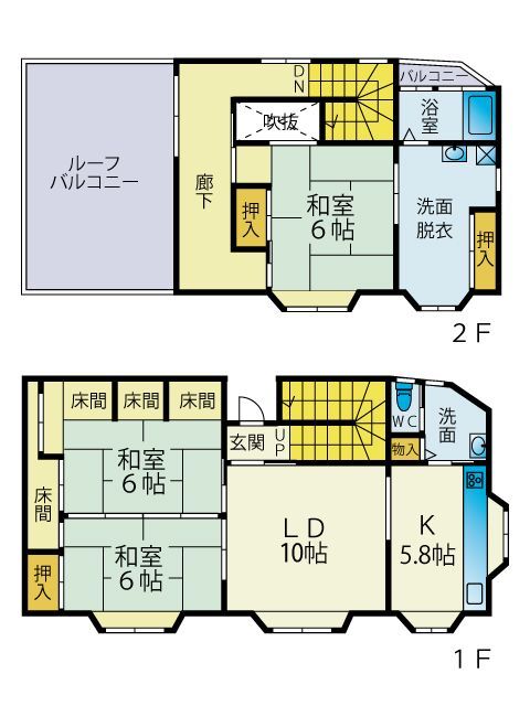 【ハトマークサイト】福岡県北九州市八幡西区黒崎4丁目の KUROSAKIBASE（黒崎ベース）401 3LDK アパート