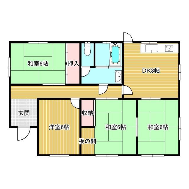 【ハトマークサイト】福岡県飯塚市枝国の 4DK 中古一戸建