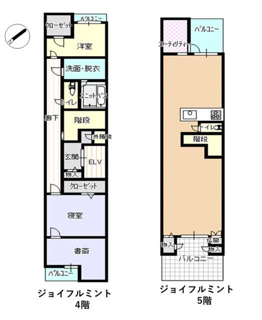 【ハトマークサイト】福岡県福岡市博多区上呉服町の ジョイフルミント401 3LDK マンション