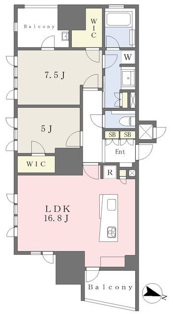 【ハトマークサイト】福岡県福岡市中央区赤坂2丁目の プレミスト赤坂けやき通り602 2LDK マンション