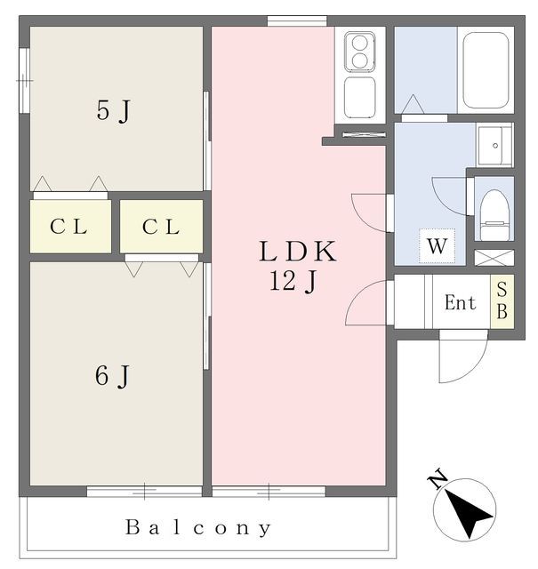 【ハトマークサイト】福岡県大野城市若草2丁目の メイプル若草201 2LDK アパート