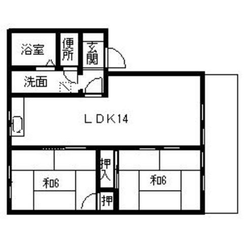 【ハトマークサイト】福岡県糟屋郡粕屋町仲原1丁目の ルーラルコンフォート箱田B 101 2LDK アパート