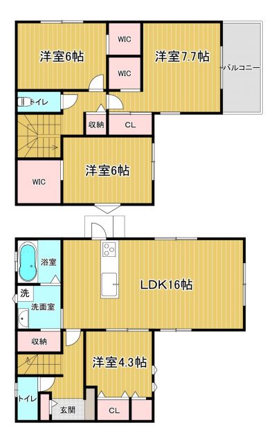【ハトマークサイト】福岡県久留米市花畑3丁目の 4LDK 新築一戸建