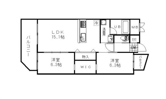 【ハトマークサイト】福岡県福岡市中央区平尾4丁目の アントレ平尾参道201 2LDK マンション