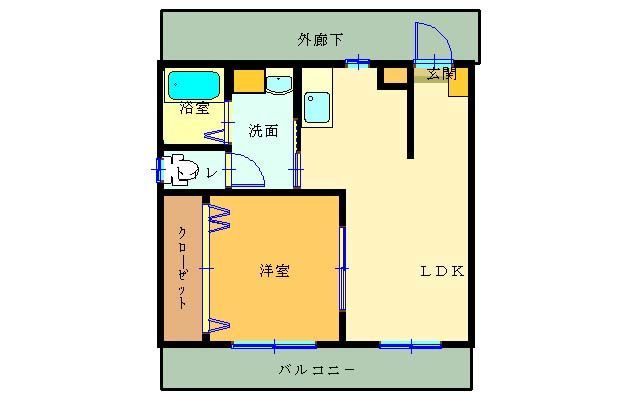 【ハトマークサイト】福岡県太宰府市朱雀2丁目の カンノアパート202 1LDK アパート