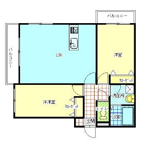【ハトマークサイト】福岡県糸島市前原南1丁目の ファミリア南203 2LDK マンション
