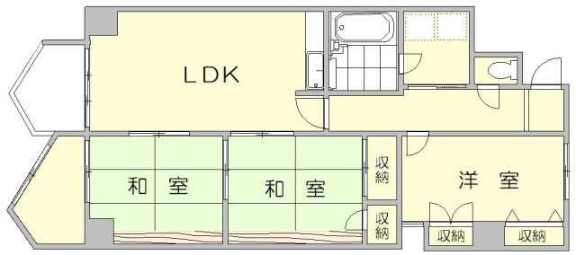【ハトマークサイト】福岡県福岡市博多区博多駅南3丁目の ローズマンション第二博多701 3LDK 事務所