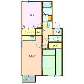 【ハトマークサイト】福岡県八女市本町の トゥインハイツ東102 2LDK アパート