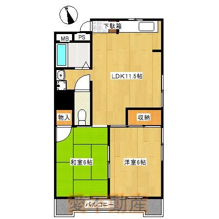 【ハトマークサイト】福岡県福岡市早良区南庄3丁目の グリーンヒル室見207 2LDK マンション