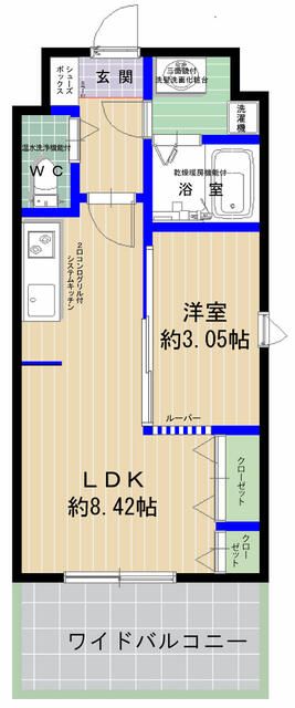 【ハトマークサイト】福岡県福岡市東区千早5丁目の エムビルデベロップコアⅦ1006 1LDK マンション