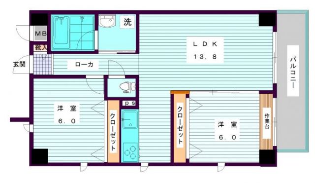 【ハトマークサイト】福岡県福岡市早良区西新7丁目の アルテクラビア301 2LDK マンション
