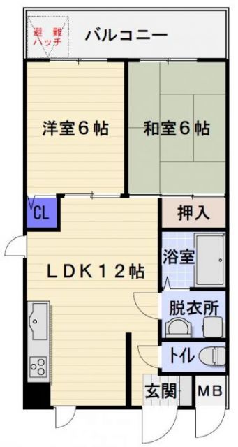 【ハトマークサイト】福岡県大野城市瓦田4丁目の サンピア大野城401 2LDK マンション
