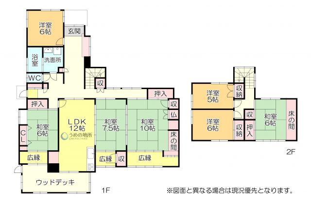 【ハトマークサイト】福岡県久留米市田主丸町八幡の 7LDK 中古一戸建