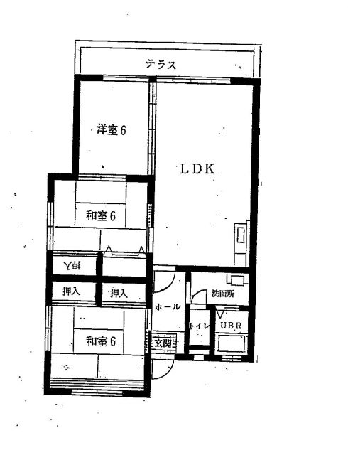 【ハトマークサイト】福岡県太宰府市国分3丁目の パインハイツ国分203 3LDK アパート