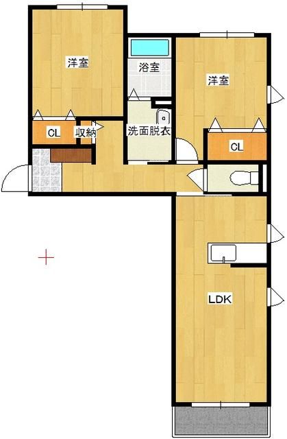 【ハトマークサイト】福岡県北九州市八幡西区竹末2丁目の クオリスタ 201 2LDK アパート
