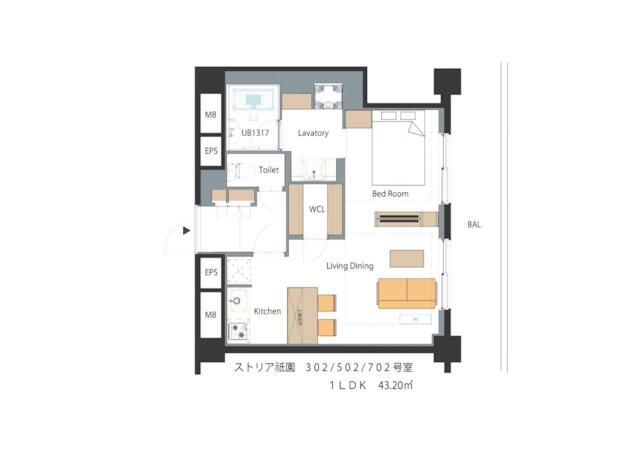 【ハトマークサイト】福岡県福岡市博多区祇園町の ストリア祇園302 1LDK マンション