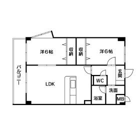 【ハトマークサイト】福岡県北九州市小倉南区徳力新町1丁目の リヴァージュ徳力302 2LDK マンション