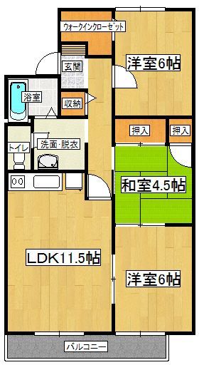 【ハトマークサイト】福岡県福岡市東区和白6丁目の セジュール和白 210 3LDK アパート