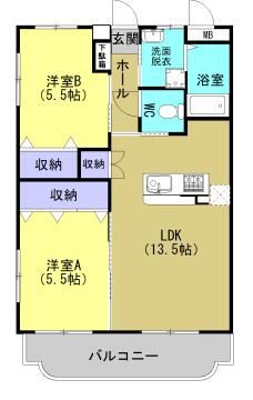 【ハトマークサイト】福岡県嘉穂郡桂川町大字土居の ユーミーマンションめぐみ201 2LDK マンション