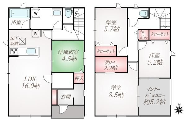 【ハトマークサイト】福岡県太宰府市梅ケ丘1丁目の 4LDK 新築一戸建