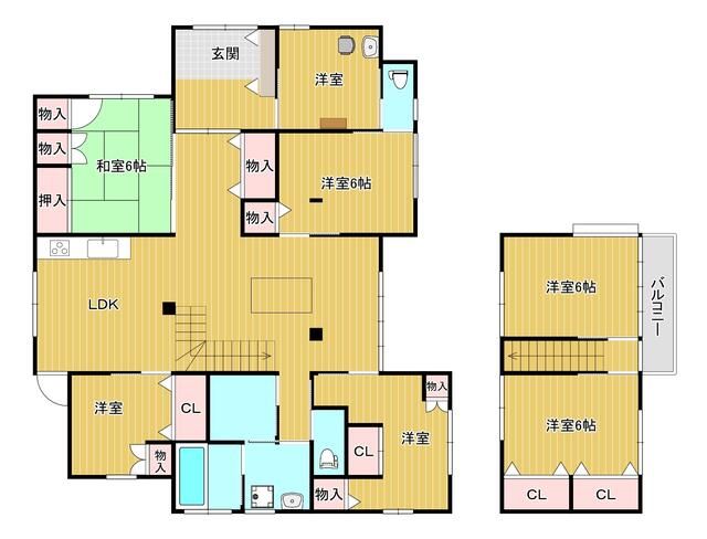 【ハトマークサイト】福岡県遠賀郡岡垣町高陽台3丁目の 高陽台3丁目戸建 7LDK 中古一戸建