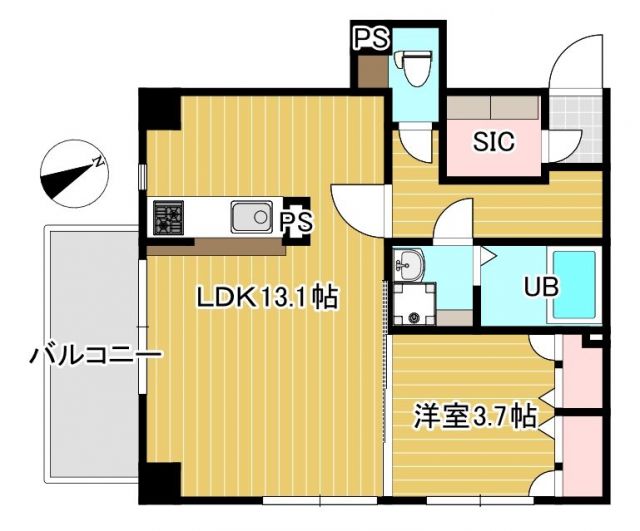 【ハトマークサイト】福岡県福岡市東区和白丘3丁目の Y’sマンション弐番館301 1LDK マンション
