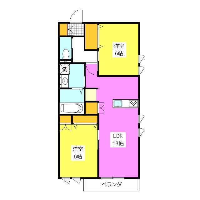 【ハトマークサイト】福岡県福岡市博多区諸岡5丁目の ボヌール諸岡105 2LDK マンション