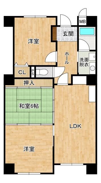 【ハトマークサイト】福岡県北九州市八幡西区若葉3丁目の ホワイトキャッスル今池電停前406 3LDK 中古マンション