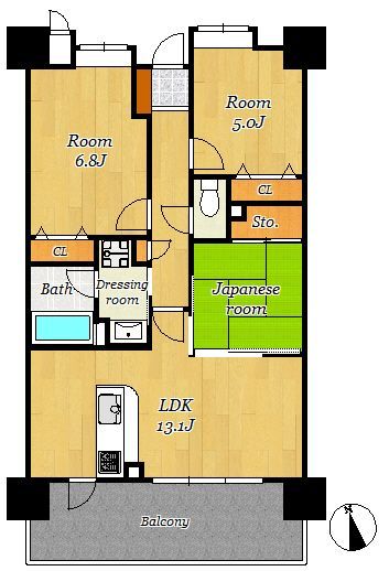 【ハトマークサイト】佐賀県伊万里市新天町の エイルマンション伊万里駅前 3LDK 中古マンション