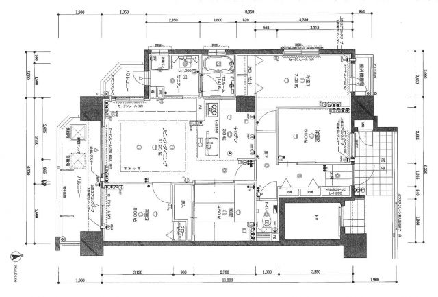 【ハトマークサイト】福岡県福岡市南区花畑2丁目の アルファステイツ花畑1101 4LDK 中古マンション