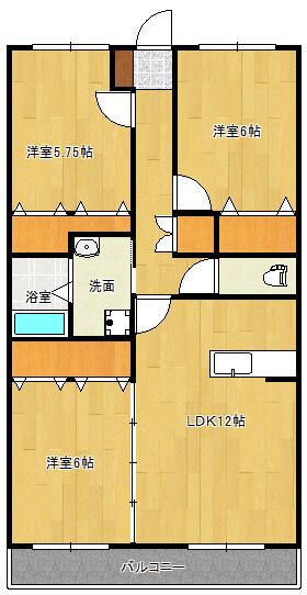 【ハトマークサイト】福岡県北九州市八幡西区上の原4丁目の インペリアル上の原302 3LDK マンション