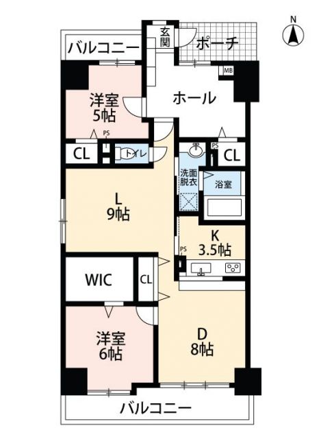【ハトマークサイト】山口県周南市徳山港町の サーパス二番町1001 2LDK マンション