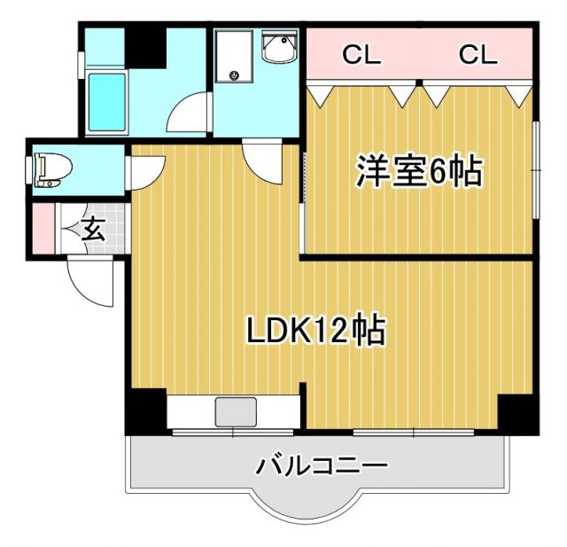 【ハトマークサイト】福岡県福岡市中央区古小烏町の 野田ビル401 1LDK マンション
