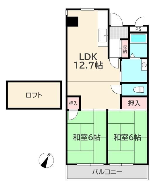 【ハトマークサイト】福岡県宗像市田熊4丁目の ウッドビレッジ92 503 2LDK マンション