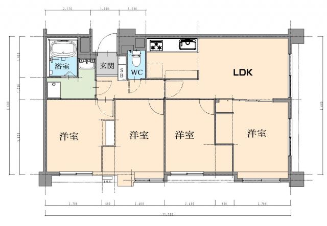 【ハトマークサイト】福岡県春日市昇町5丁目の エバーライフ春日 4LDK マンション