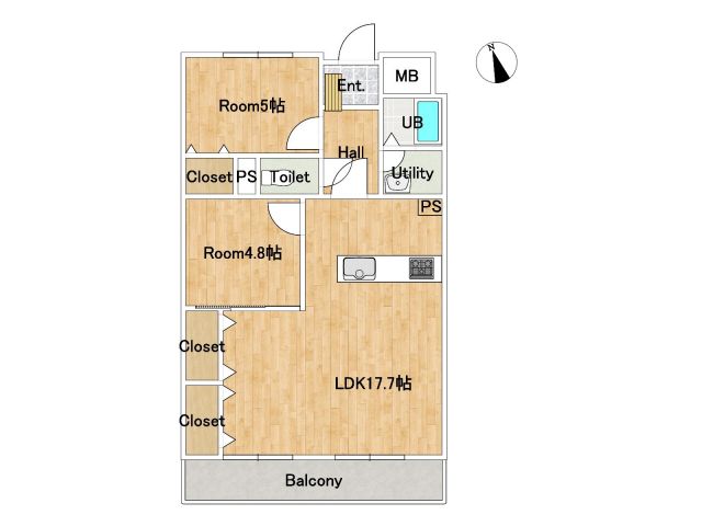 【ハトマークサイト】福岡県筑紫野市大字永岡の 筑紫野スカイマンション 406 3LDK 中古マンション