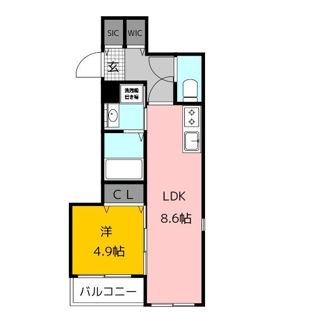【ハトマークサイト】福岡県福岡市早良区南庄1丁目の メゾンド・わさび201 1LDK マンション