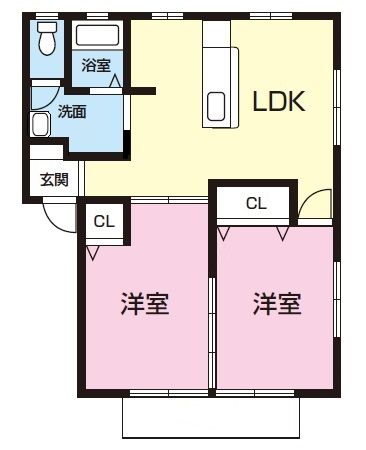 【ハトマークサイト】佐賀県佐賀市若宮2丁目の ソレイユ若宮B102 2LDK アパート