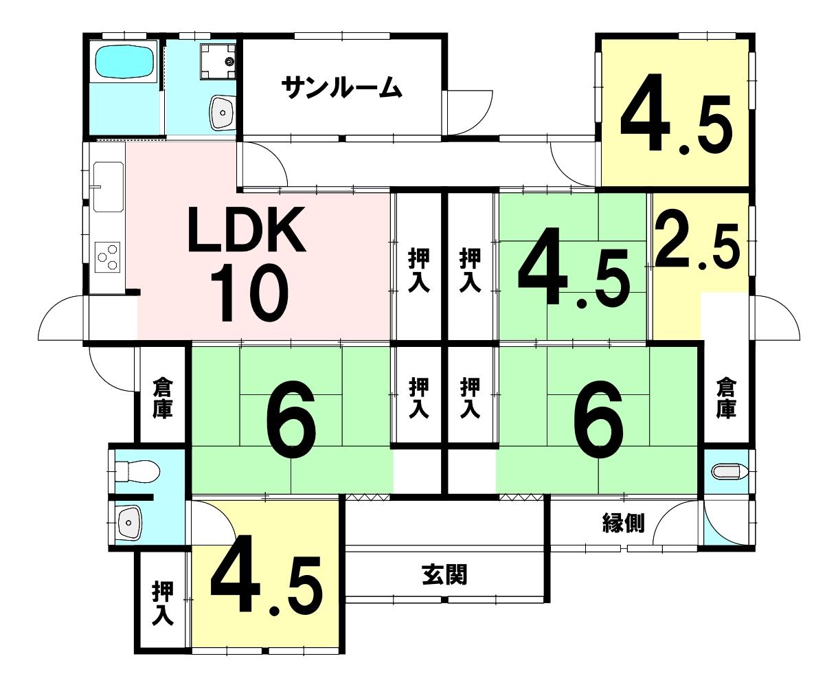 【ハトマークサイト】長崎県佐世保市棚方町の 5LDK 中古一戸建