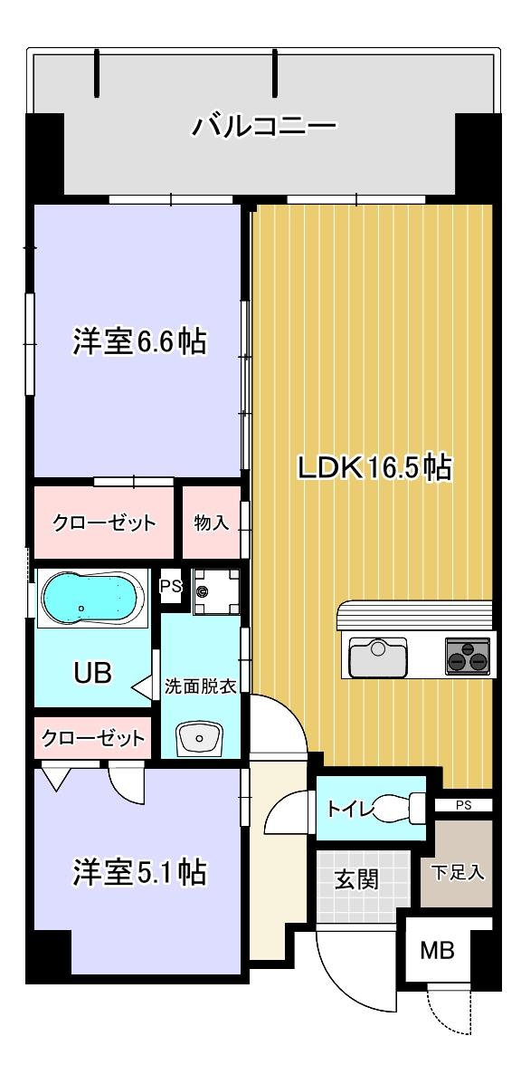 【ハトマークサイト】長崎県諫早市長野町の エスポワール長野302 2LDK マンション