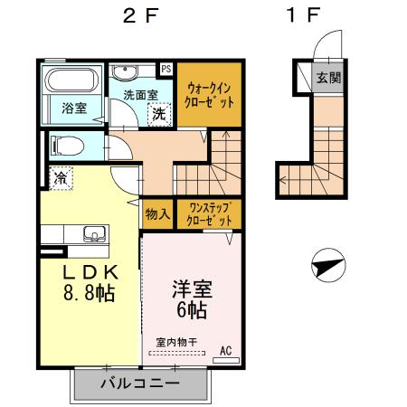 【ハトさん（ハトマーク東京不動産）】長崎県島原市小山町の ウィル小山 202 1LDK アパート