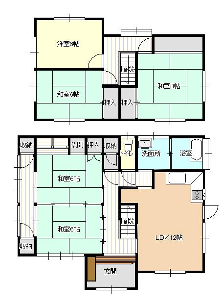 【ハトマークサイト】長崎県諫早市真崎町の 5LDK 中古一戸建