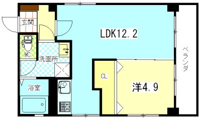 【ハトマークサイト】長崎県長崎市桜町の 大蔵ビル302 1LDK マンション