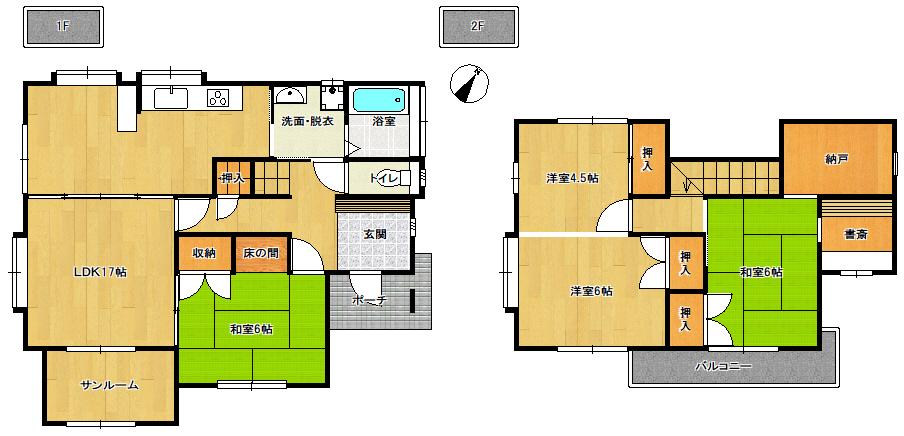 【ハトマークサイト】長崎県長崎市京泊1丁目の 4SLDK 中古一戸建