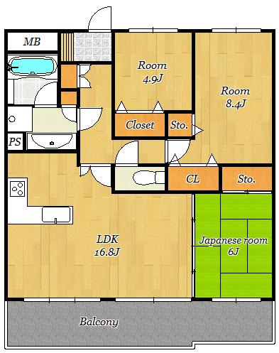 【ハトマークサイト】長崎県長崎市赤迫1丁目の ダイアパレス住吉502 3LDK 中古マンション