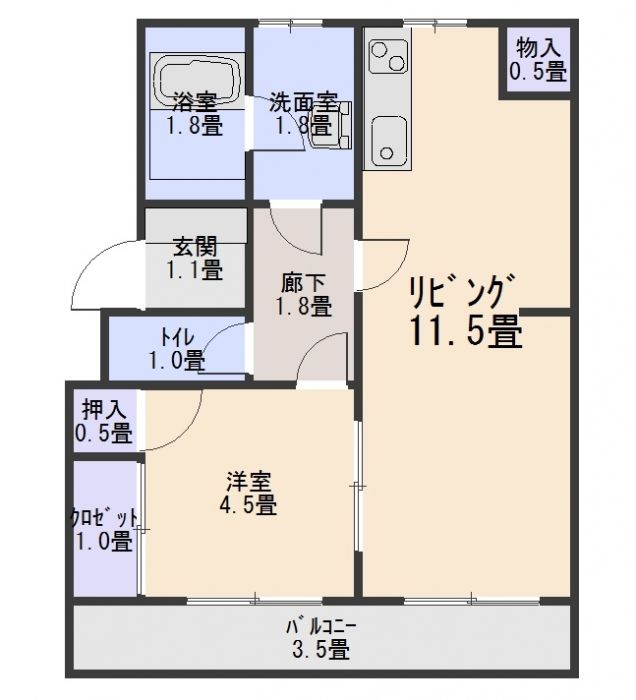 【ハトマークサイト】長崎県佐世保市須田尾町の 須田尾ハイツ301 1LDK マンション
