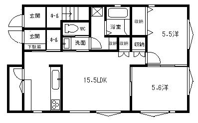 【ハトマークサイト】長崎県長崎市戸石町の サニーポート101 2LDK アパート
