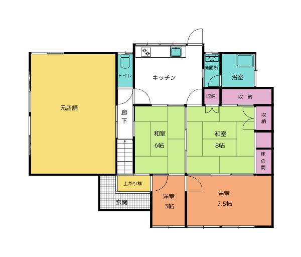 【ハトマークサイト】長崎県佐世保市三川内町の 三川内町中古住宅 6LDK 中古一戸建