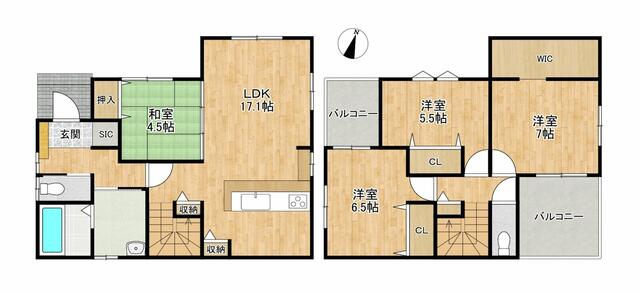 【ハトマークサイト】大分県大分市田中町2丁目の 4LDK 新築一戸建