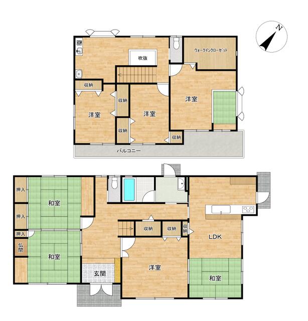 【ハトマークサイト】大分県佐伯市大字二栄の 6LDK 中古一戸建